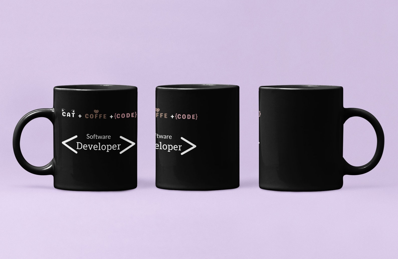 Software Developer Mug Coffee, Cat Coffeee Code Mug, Mug for Developer ...