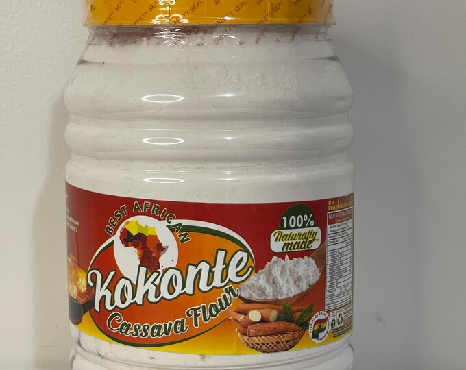 Best African Kokonte Cassava Flour 4lbs 100% Naturally Made in Ghana ...