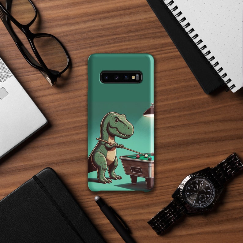 Cartoon Like T-rex, Playing Billiards/pool, Snap Case for Samsung ...
