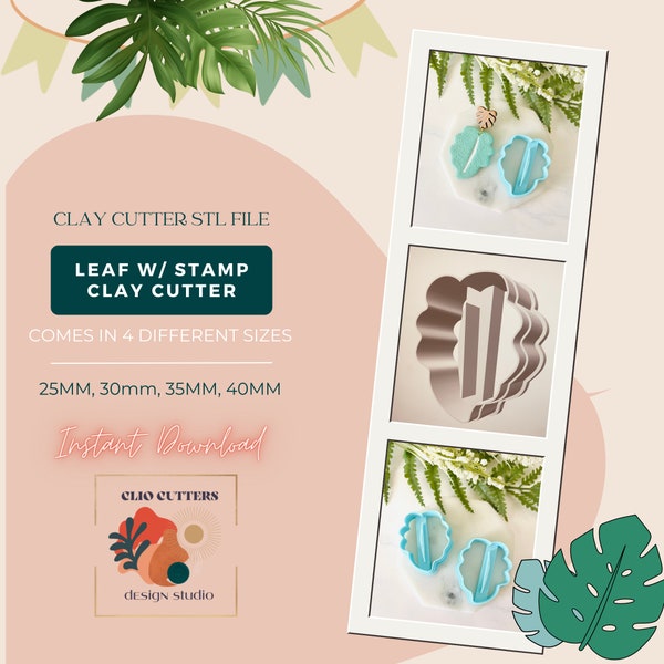 Leaf Stl File - Etsy