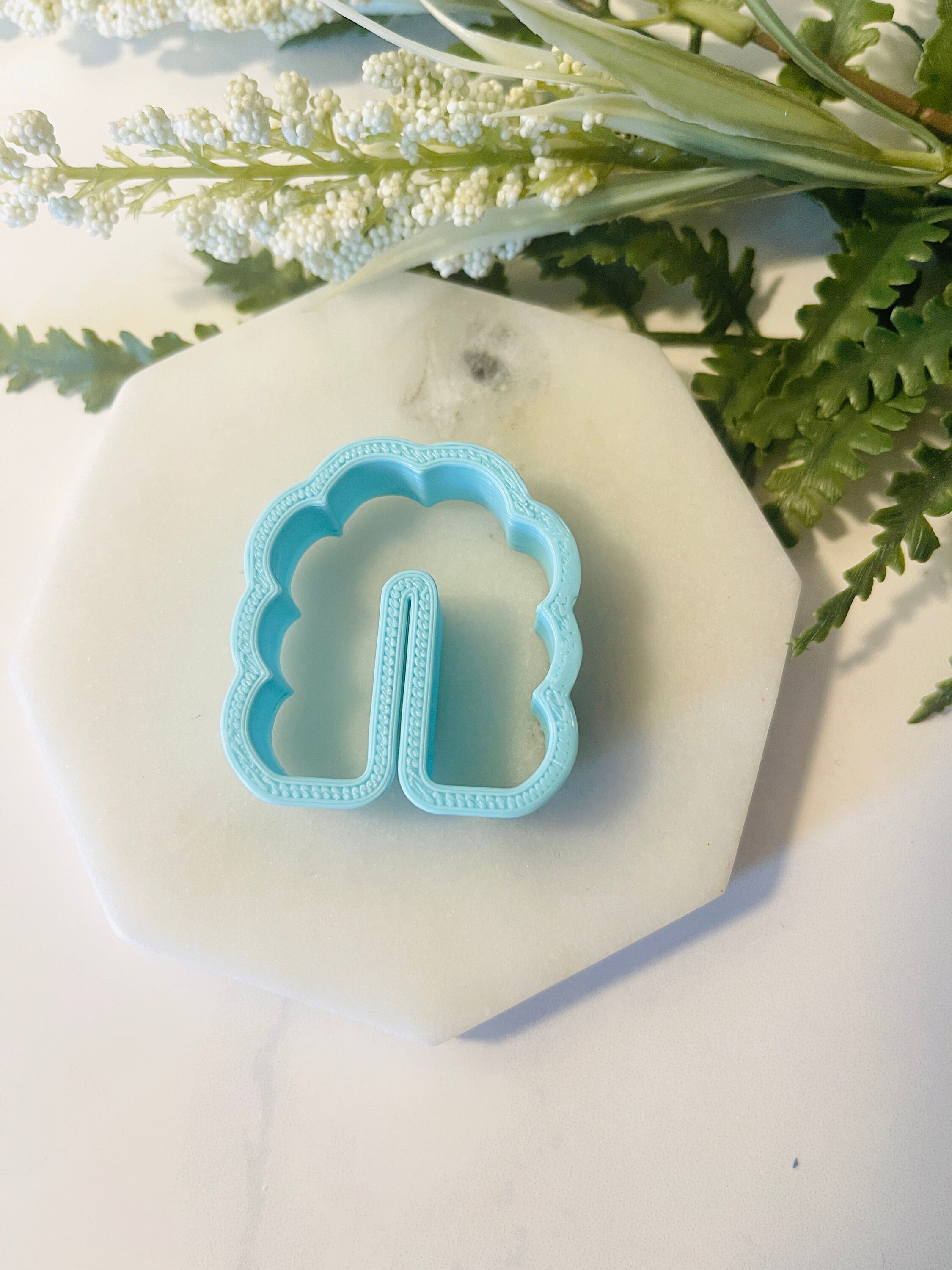 Polymer Clay Cutter STL File, Scalloped U/arch, Abstract Shape, Digital ...
