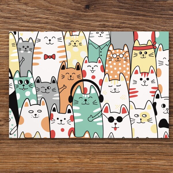 Cartoon Postcard - Etsy