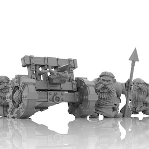 Dwarf Bolt Thrower - Dwarven Ballista Wargaming Fantasy Miniature Siege ...