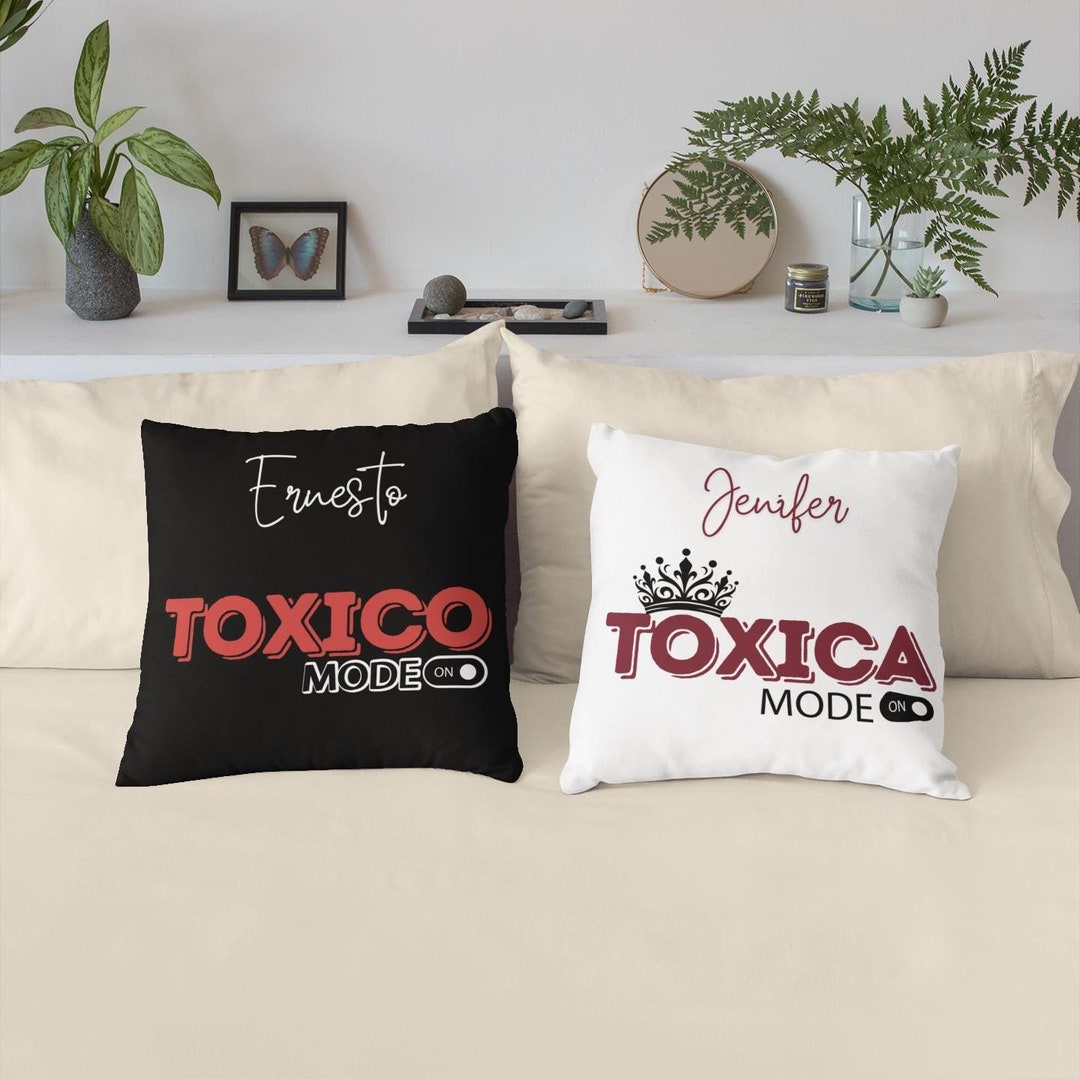 Personalized Valentine Pillow: Mexican Humor Couple Gift, Custom Gift ...