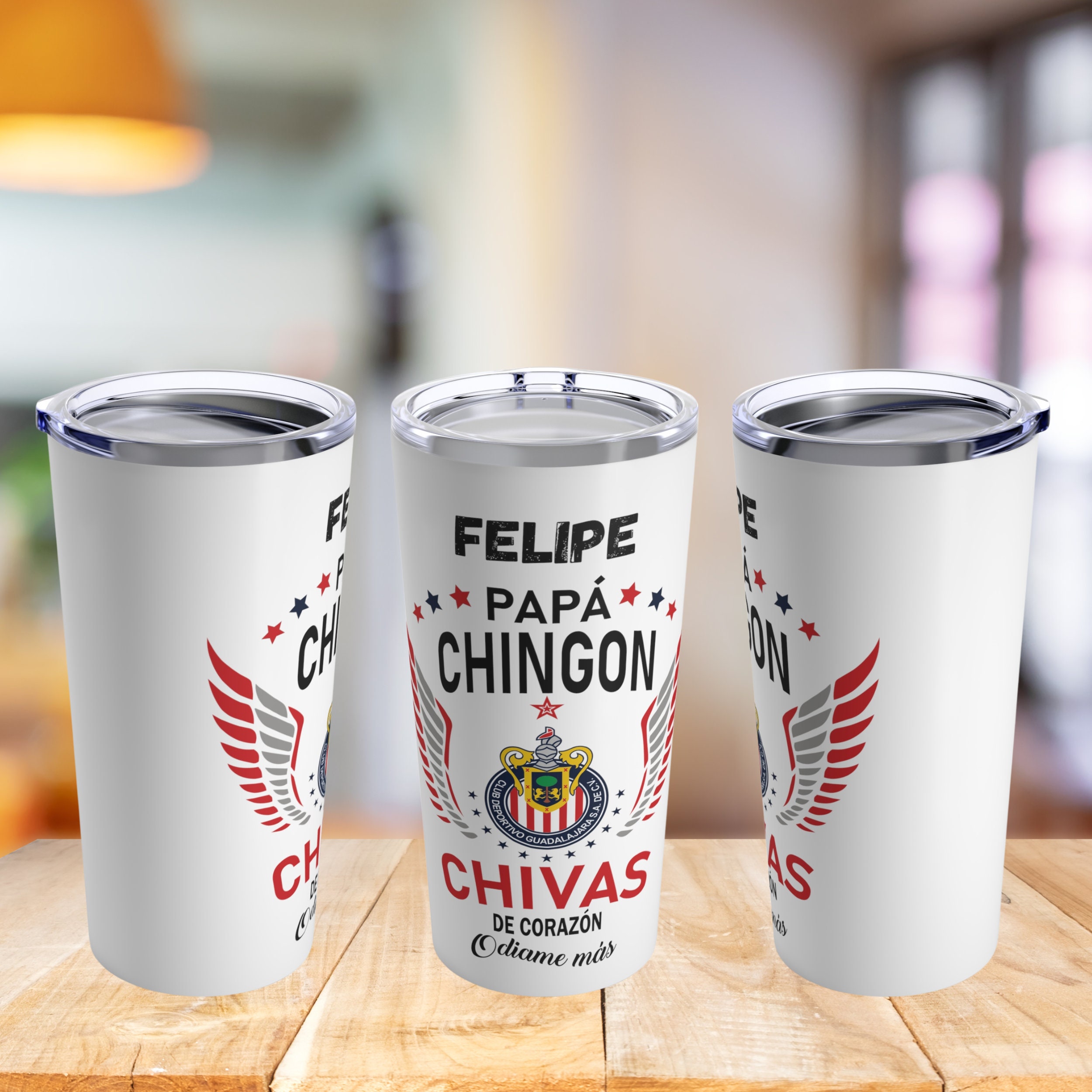 Personalized Chivas-papá Chingón Tumbler,mexican Gift,mexican Dad ...