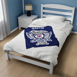 Personalized Blanket Cruz Azul, Mexican Futbol Soccer Gift, Regalo Para ...