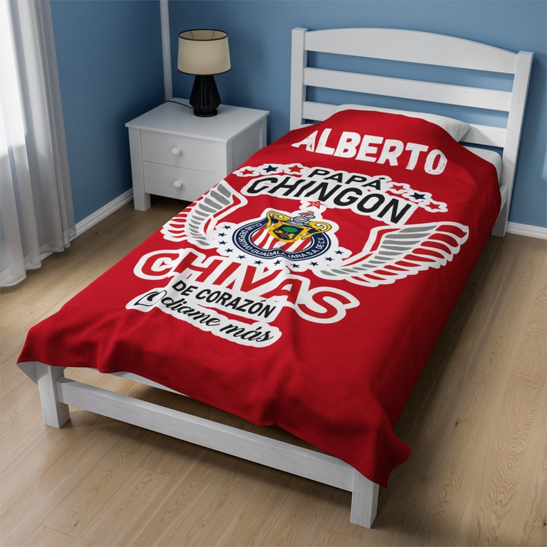 Personalized Blanket Chivas, Mexican Futbol Soccer Gift, Regalo Para ...