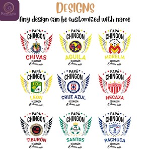 Personalized Papá Chingón Tumbler,mexican Gift,mexican Dad,equipos ...