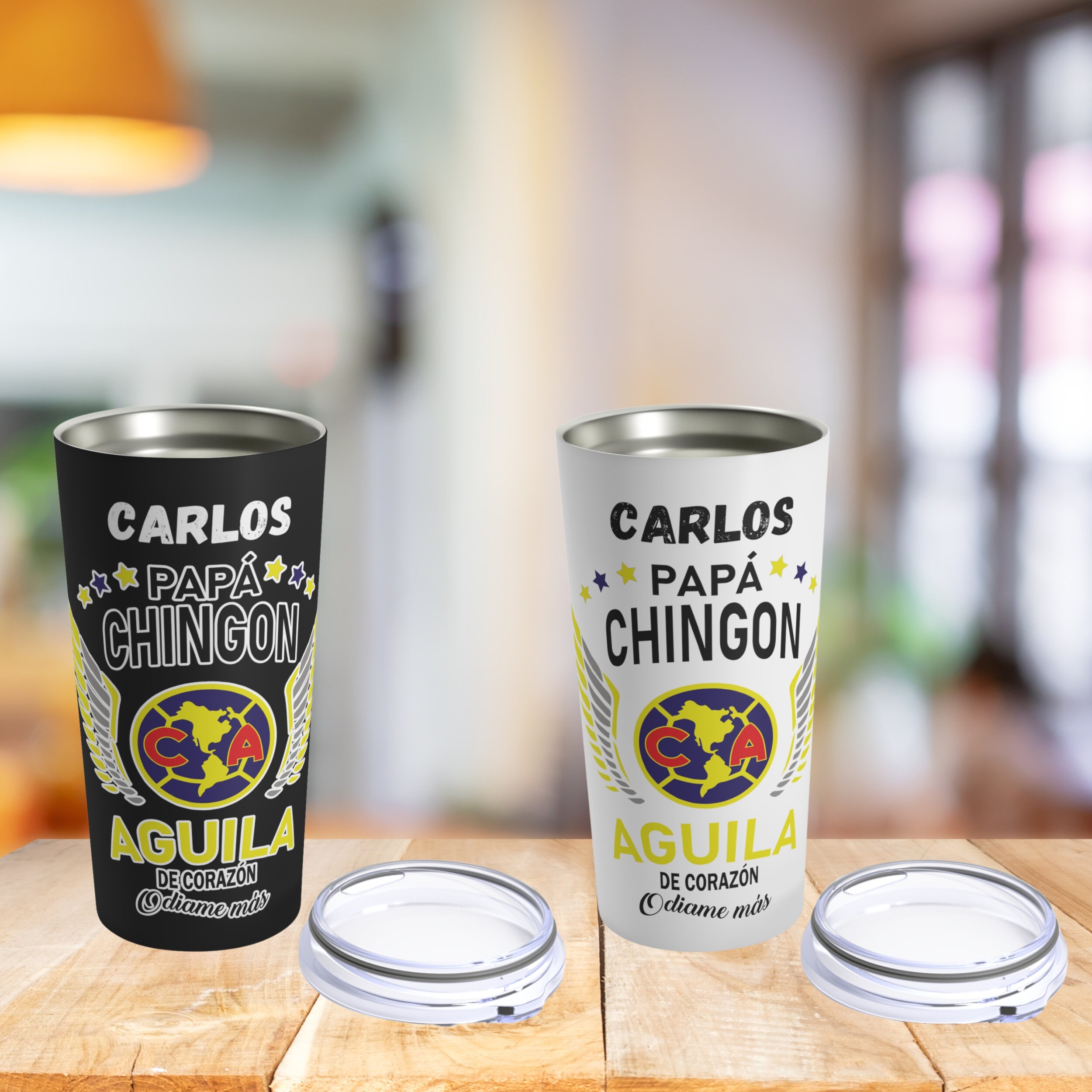 Personalized Papá Chingón Tumbler,mexican Gift,mexican Dad,equipos ...