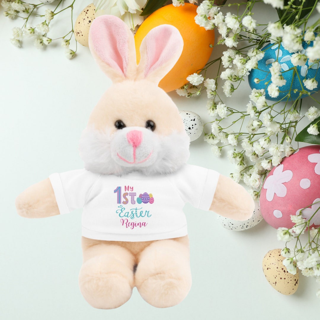 My 1st Easter Personalized Stuffed Animal, Easter Bunny, Easter Plushie ...