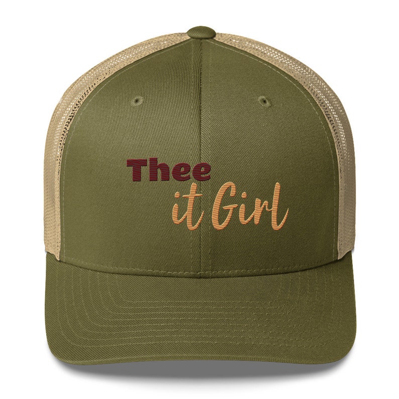 Custom EMBROIDERED Thee It Girl Cap Personalized Hat - Etsy
