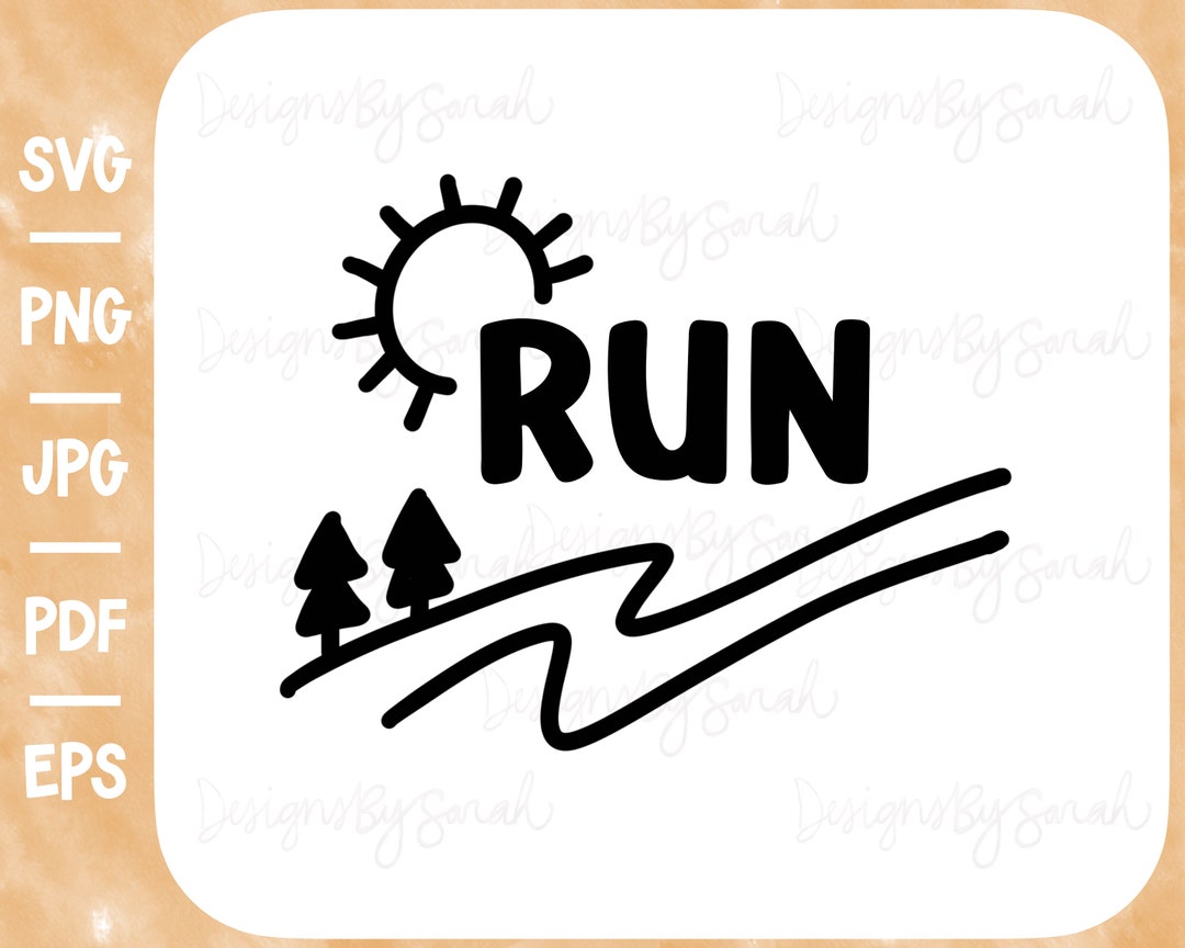 Running SVG, Marathon Runner Svg, Running Shirt Svg, Running Landscape ...