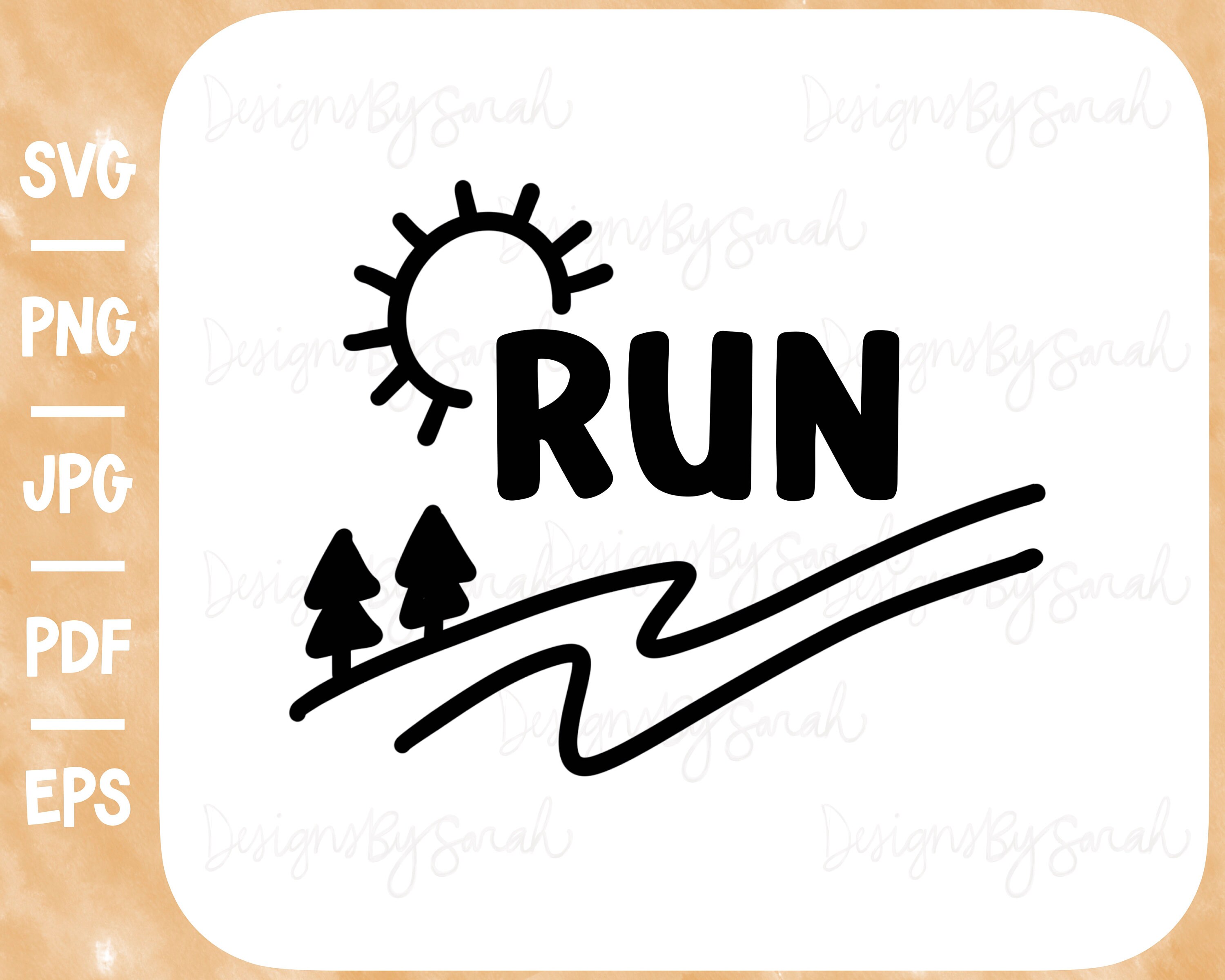 Running SVG, Marathon Runner Svg, Running Shirt Svg, Running Landscape ...