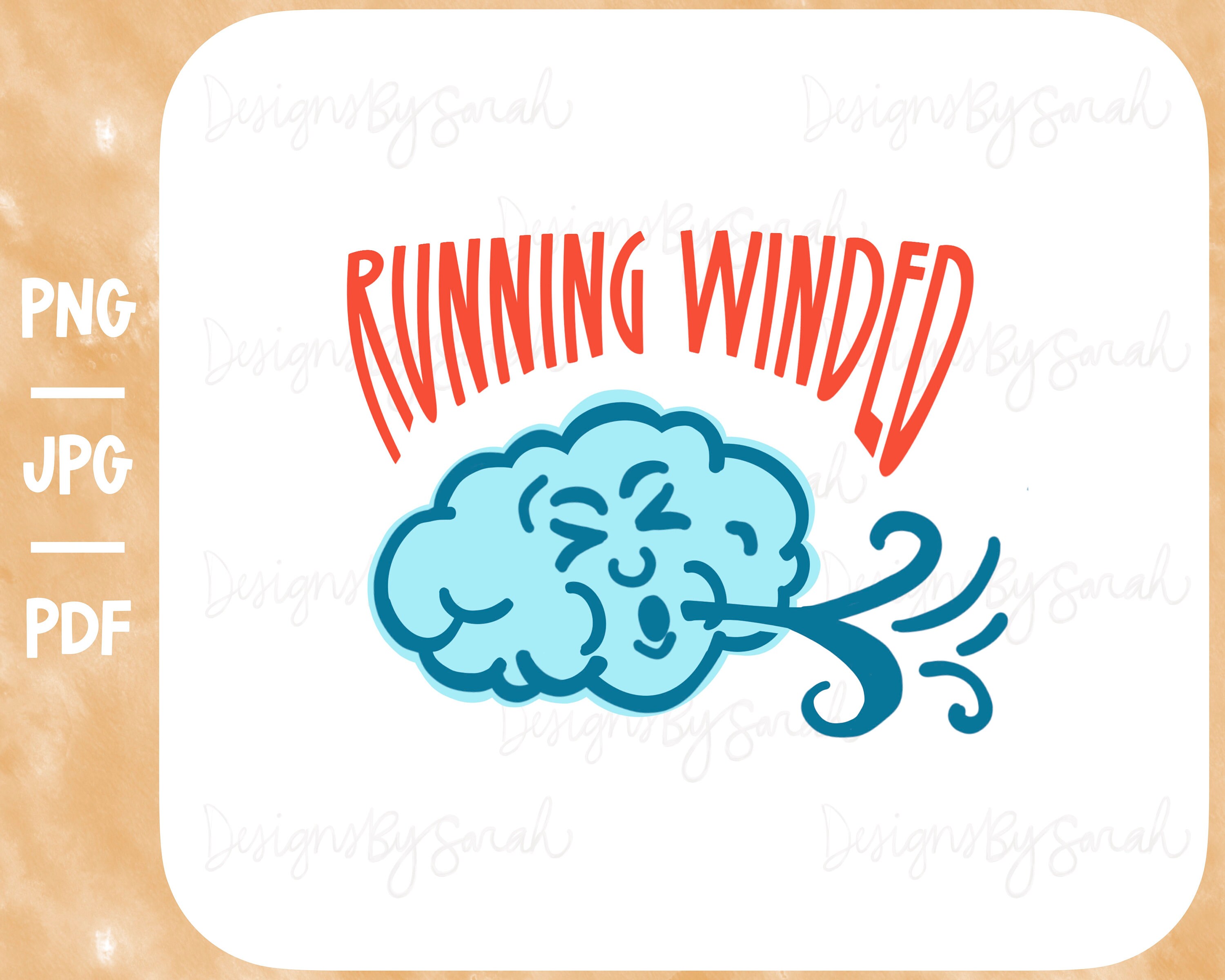 Running Winded Png Runner Png Marathon Png Running Png - Etsy
