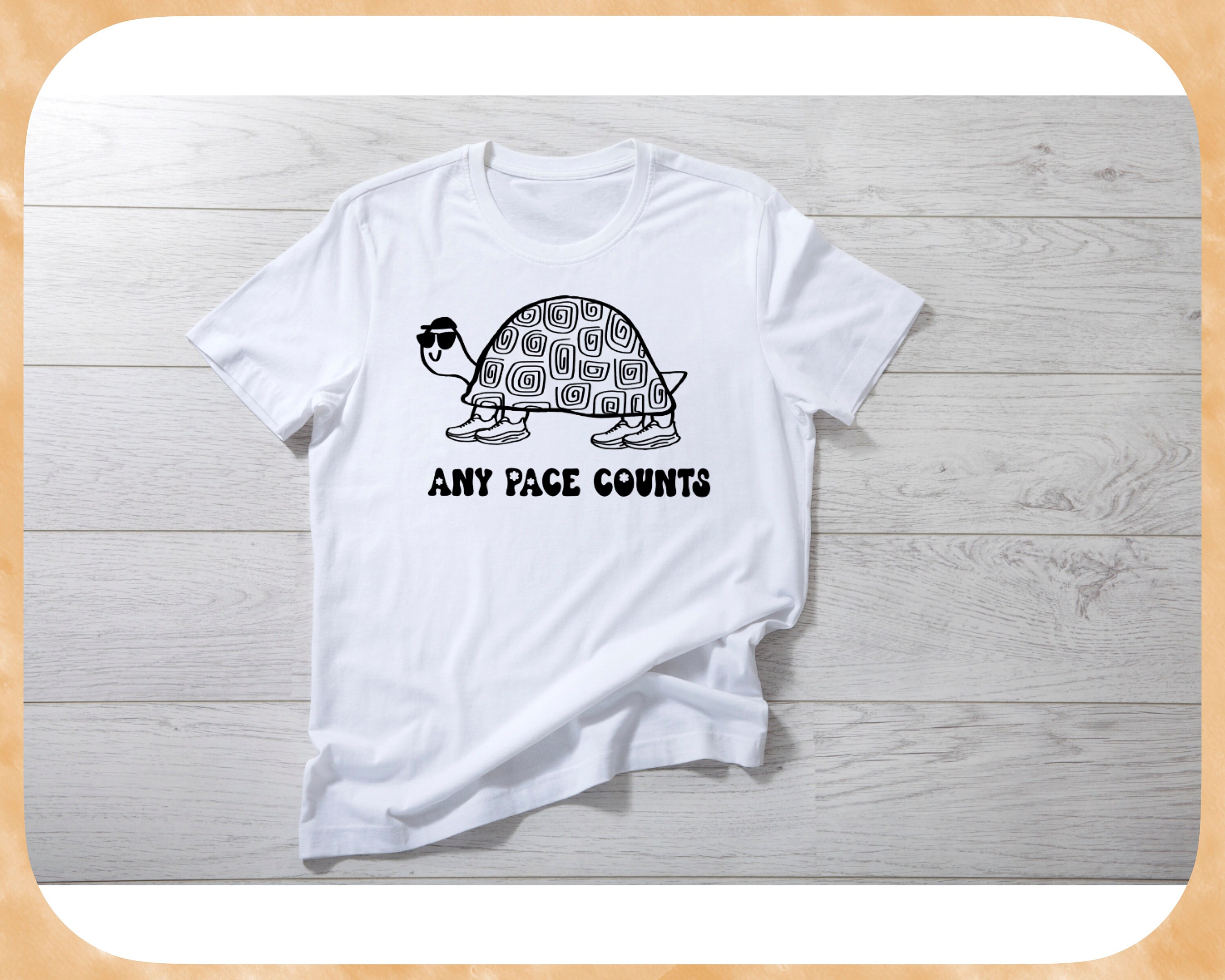 Any Pace Counts Svg Runner Svg Cute Runner Svg Running Svg Turtle Svg ...