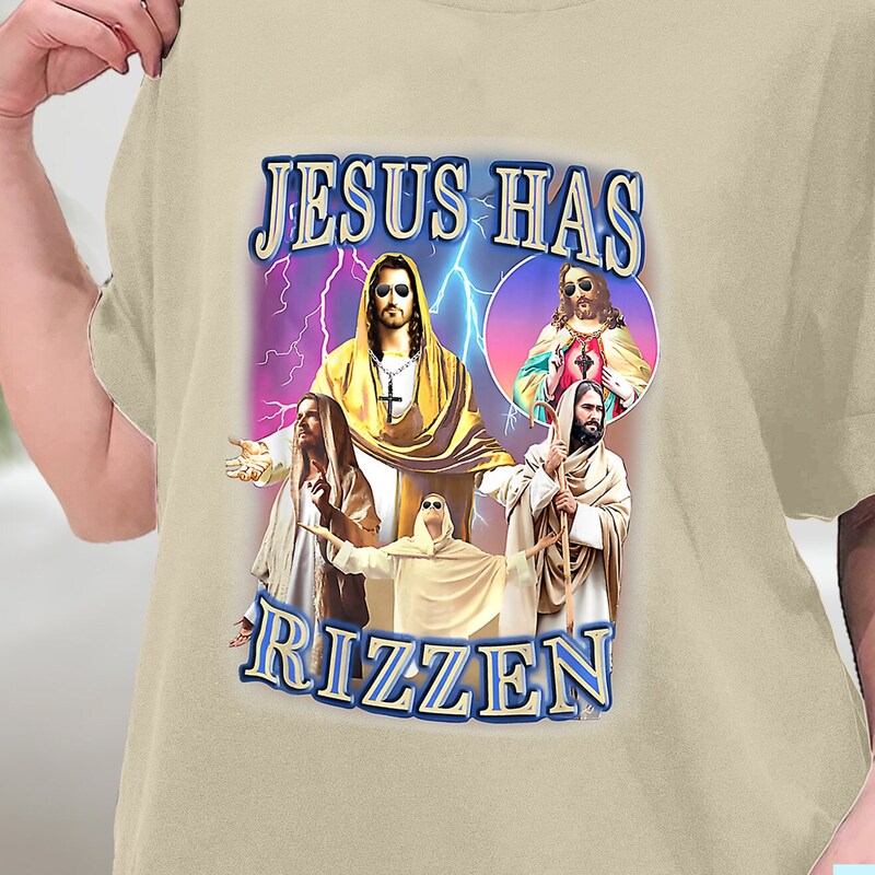 Jesus Has Rizzen Shirt - Etsy
