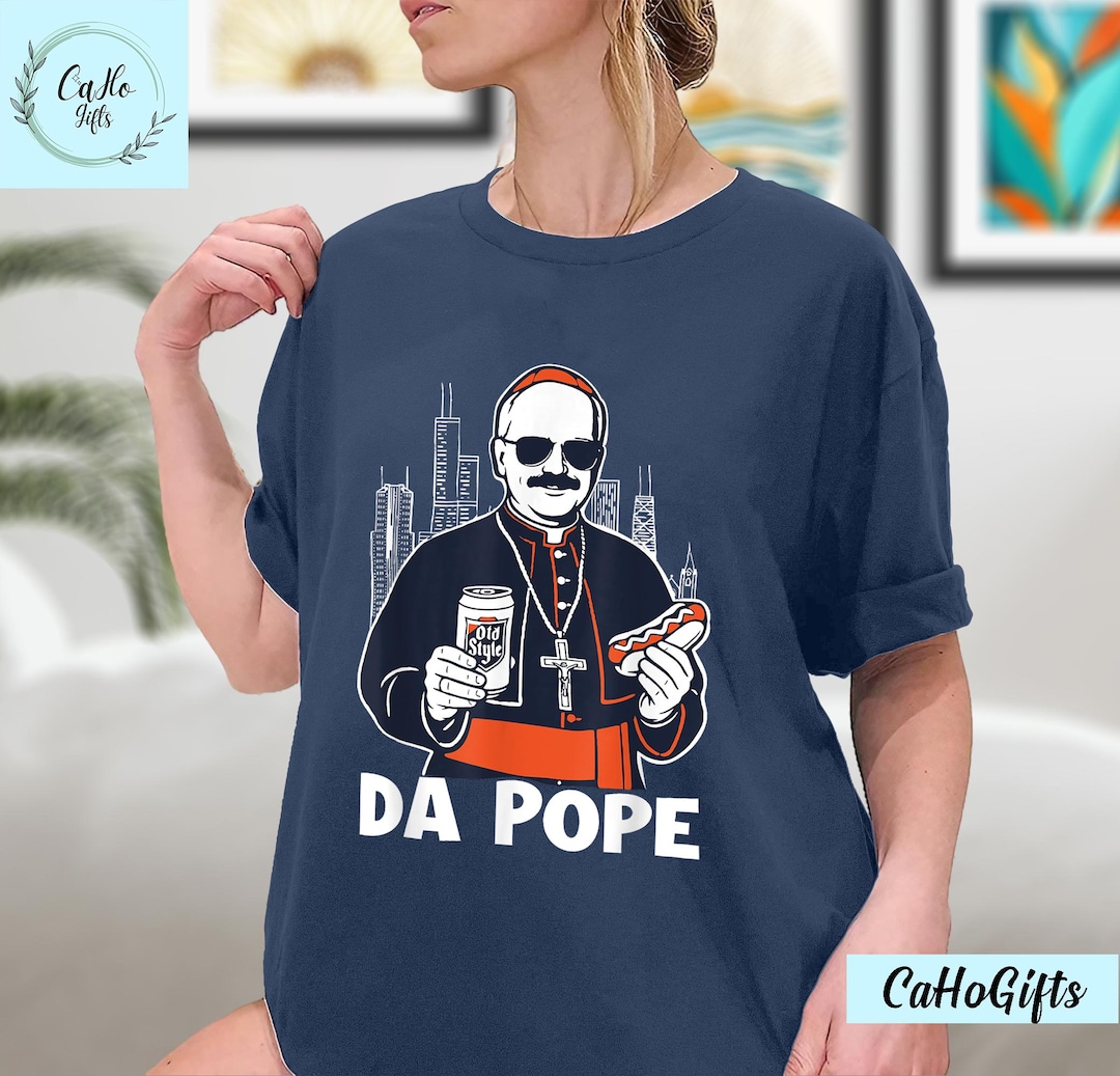 Da Pope Unisex T-shirt, Pope Robert Prevost Shirt,religious Tee,pope ...