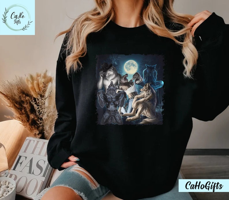 Wolf Ripping Shirt Meme Funny, Offensive Gifts Shirts, Oddly Specific ...