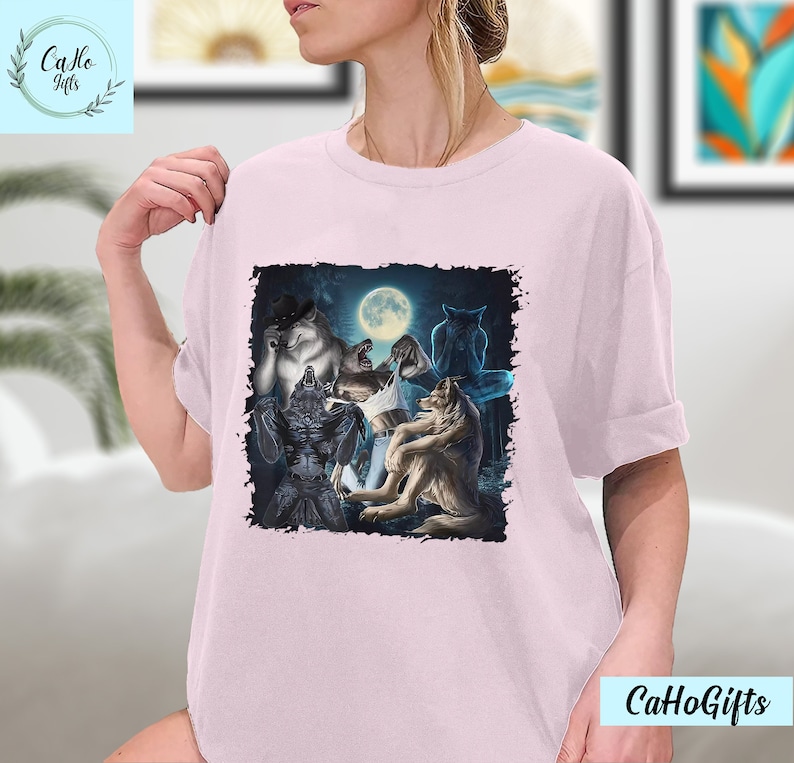 Wolf Ripping Shirt Meme Funny, Offensive Gifts Shirts, Oddly Specific ...