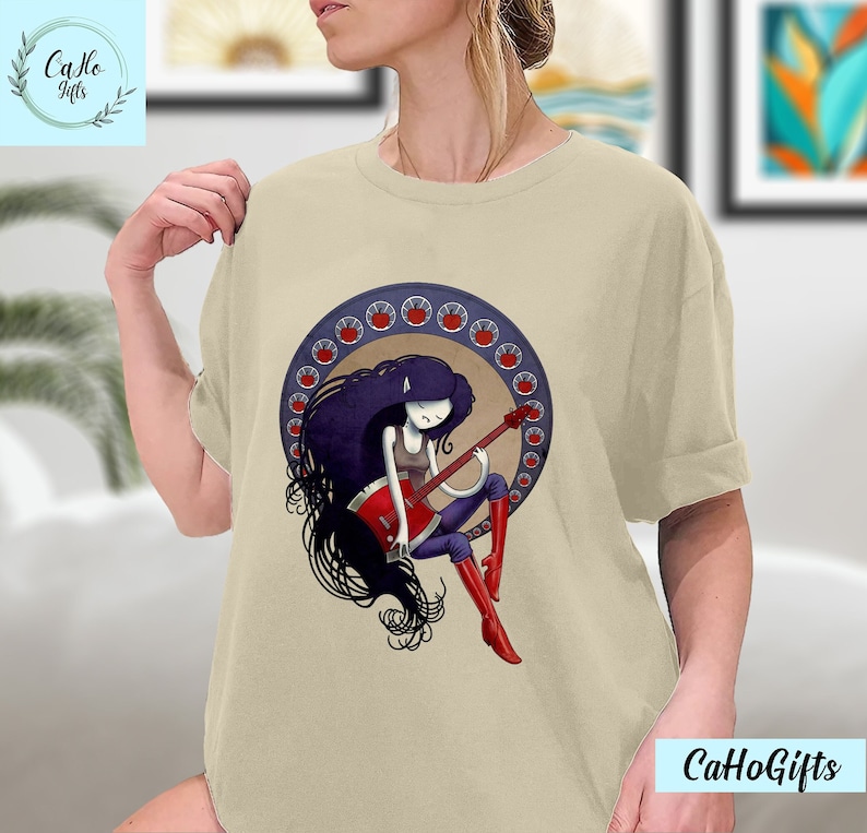 Marceline the Vampire Queen Shirt, Adventure Time Marceline Nouveau ...