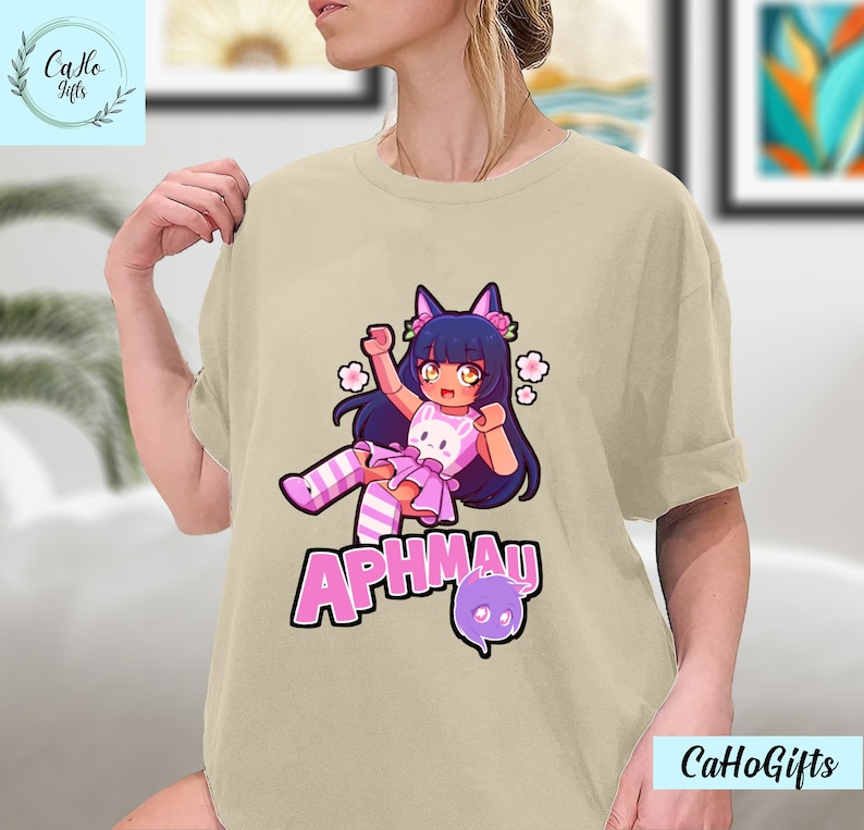 Aphmau Youtuber Gamers Boys Girls Novelty Shirt, Roblox Shirt ...