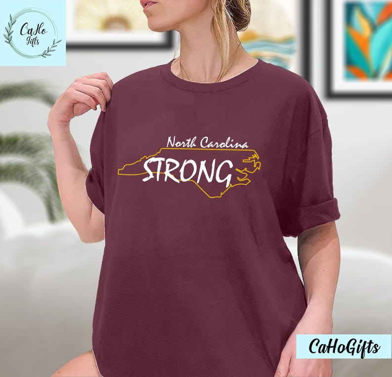 Camiseta North Carolina Strong, camiseta Western NC Relief, camiseta ...