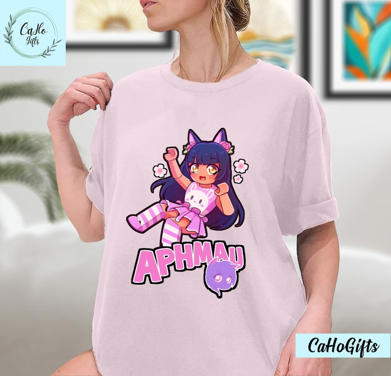 Aphmau Youtuber Gamers Boys Girls Novelty Shirt, Roblox Shirt ...