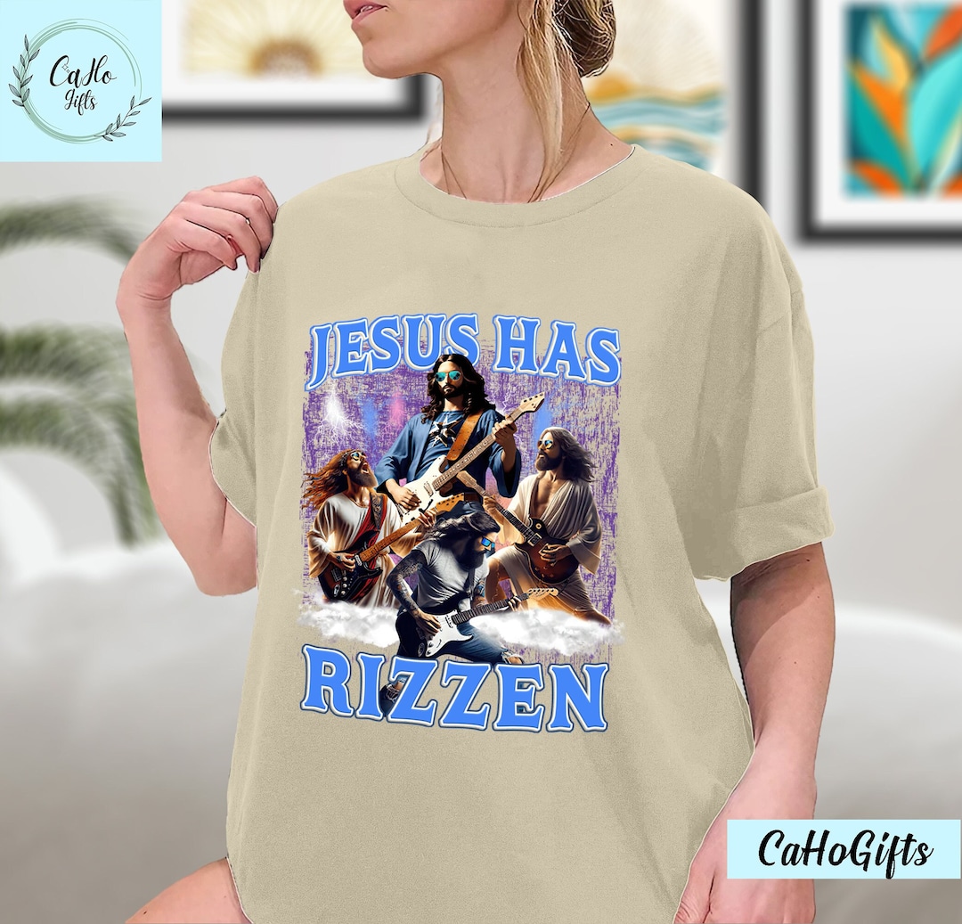 Jesus Rizz Tour Merch Edition Vintage 90s Shirt, Funny Jesus Shirt ...