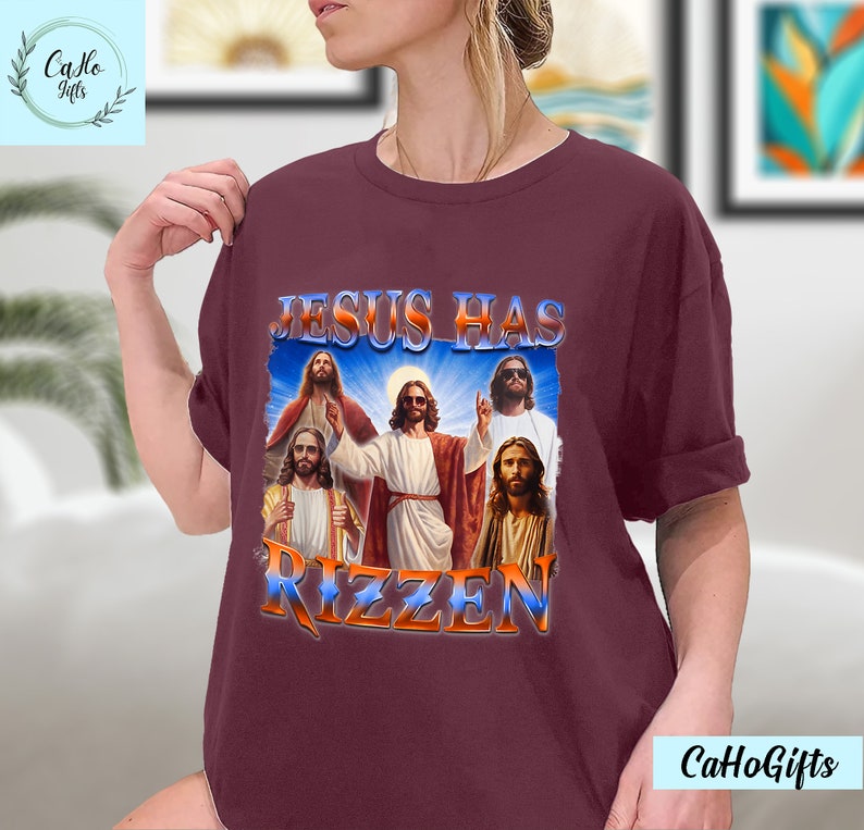 Jesus Has Rizzen He is Rizzen Jesus Rizz Shirt, Sweatshirt, Hoodie - Etsy