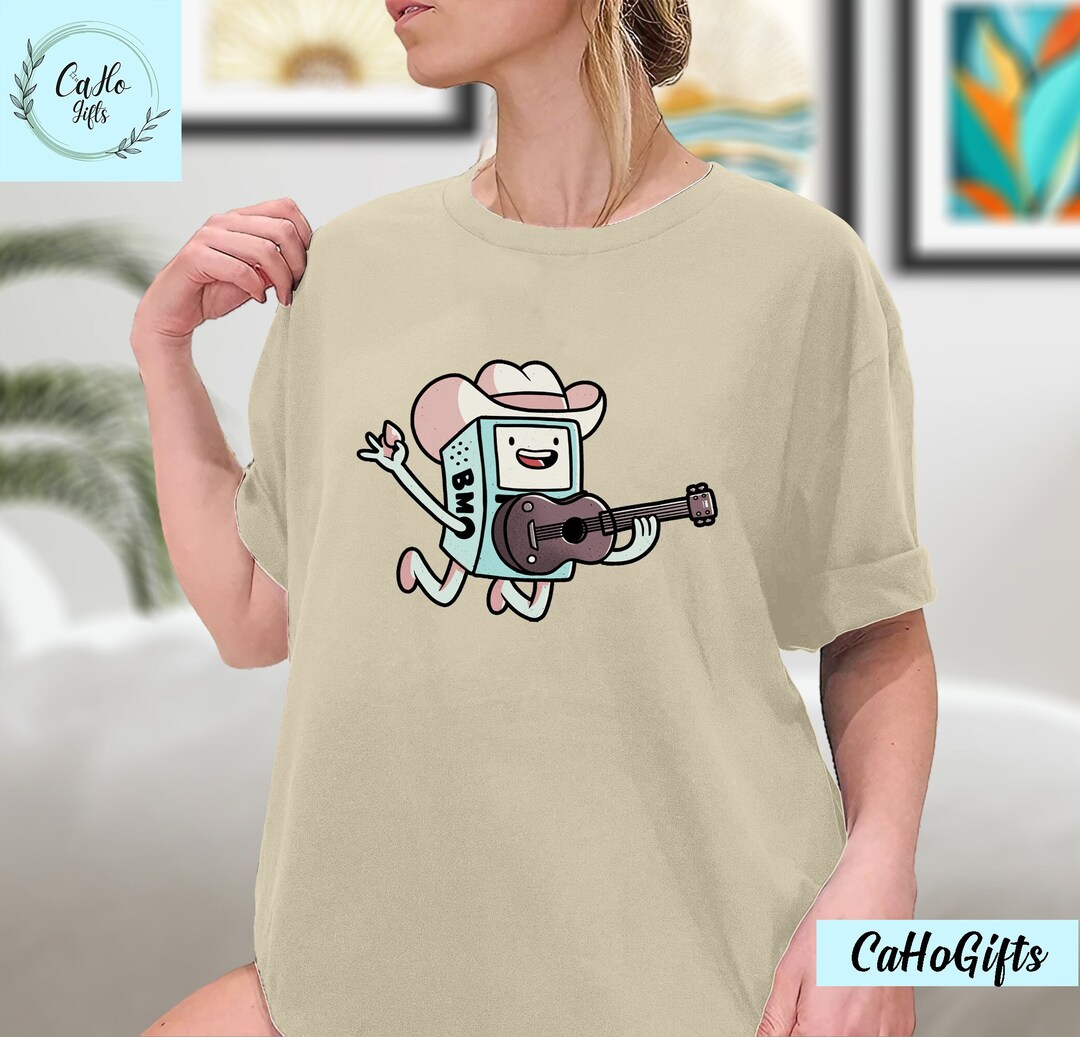 Cowboy BMO Shirt, Yeehaw Shirt, Cute Cartoon Cowboy Shirt, Adventure ...