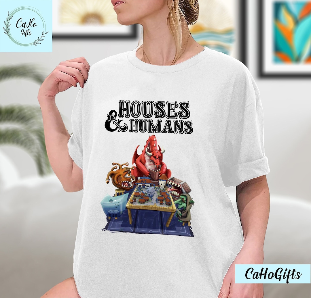 Dragons Playing Houses and Humans Parody Funny Dungeons Role Play Game ...