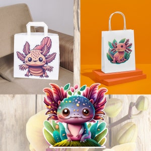 Axolotl PNG SVG Bundle 51 Images Digital Printable Vector Instant ...