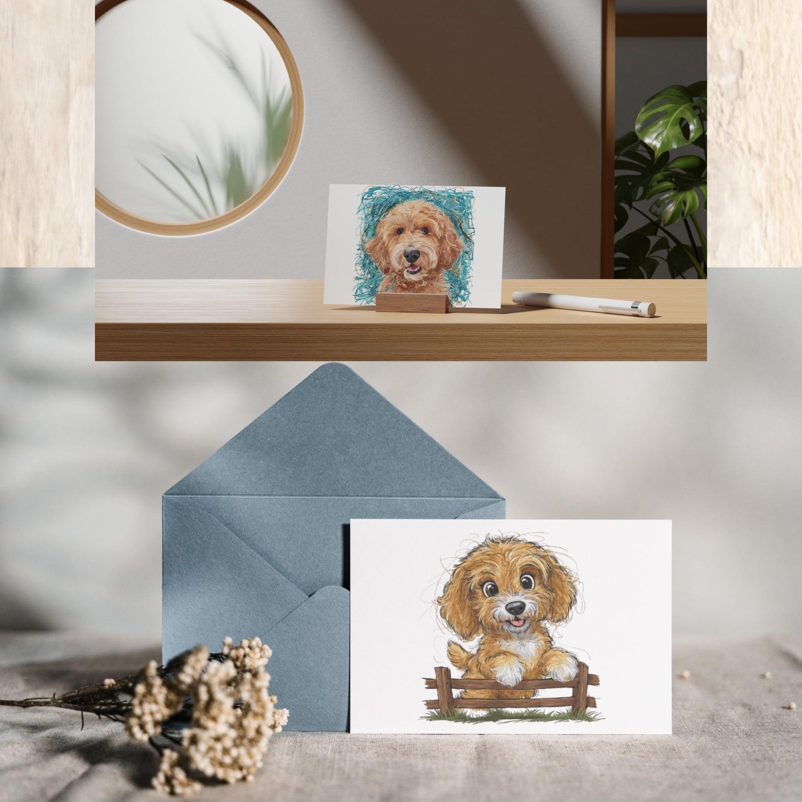 Goldendoodle Scribble Drawing PNG SVG Bundle, 25 Sketch-style Dog ...
