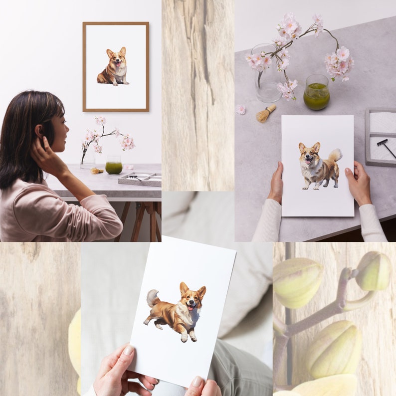 Corgi PNG SVG Bundle 18 Images Digital Printable Vector Instant ...