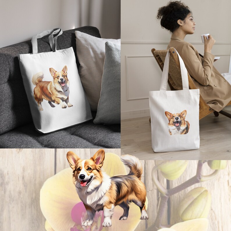 Corgi PNG SVG Bundle 18 Images Digital Printable Vector Instant ...