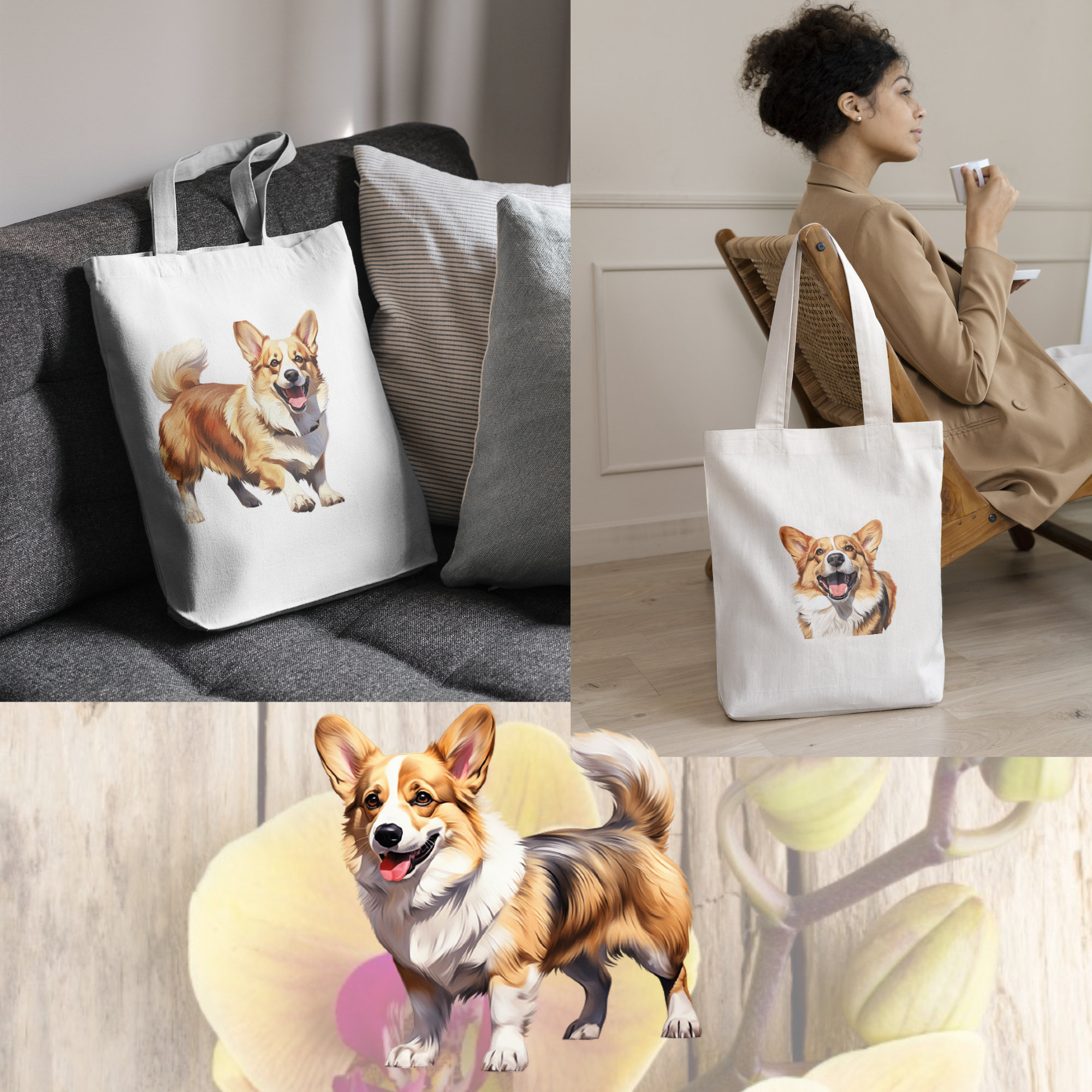 Corgi PNG SVG Bundle 18 Images Digital Printable Vector Instant ...