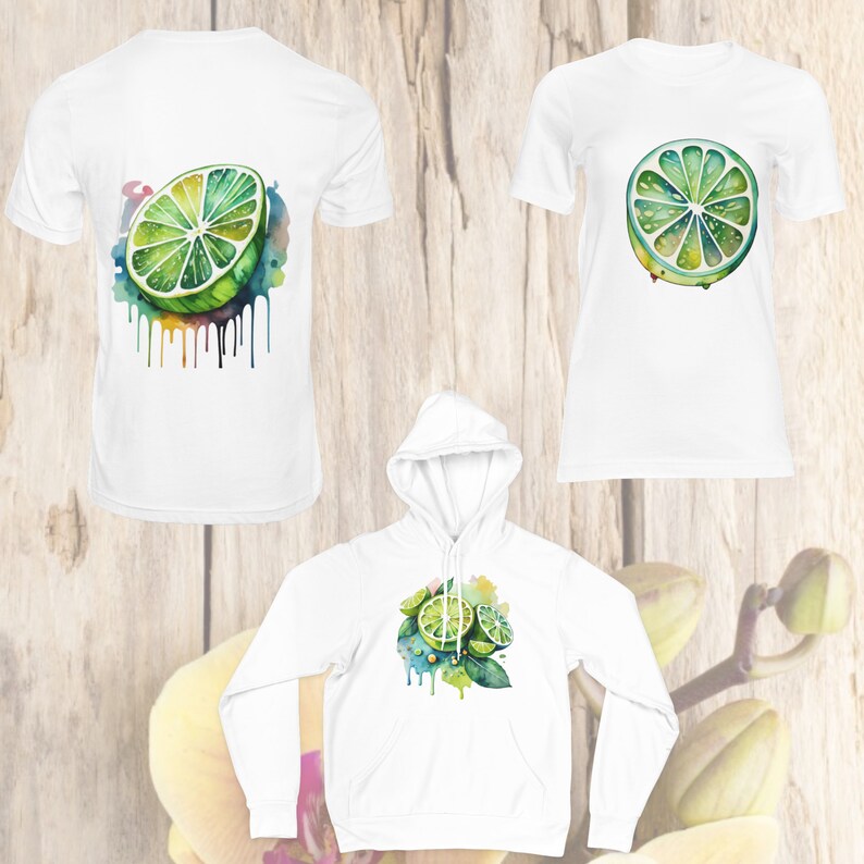 Limes PNG SVG Bundle, 21 Fresh Citrus Designs for Crafts, Sublimation, and DIY Projects, Fresh ...