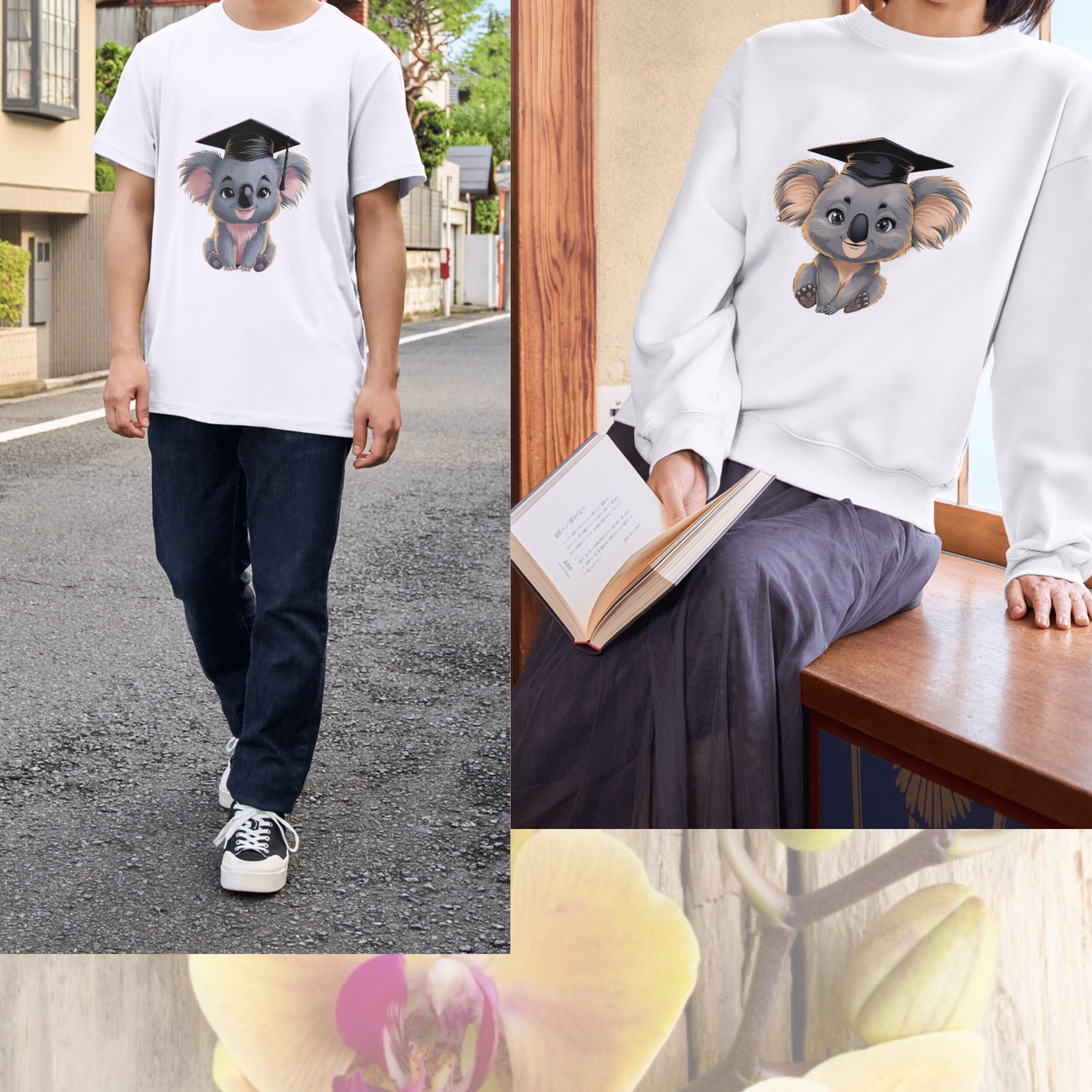 Koala Graduation PNG SVG Bundle 28 Images Digital Printable Vector ...