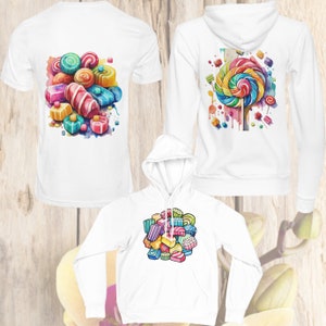 Candy Watercolor PNG SVG Bundle 56 Images Digital Printable Vector ...