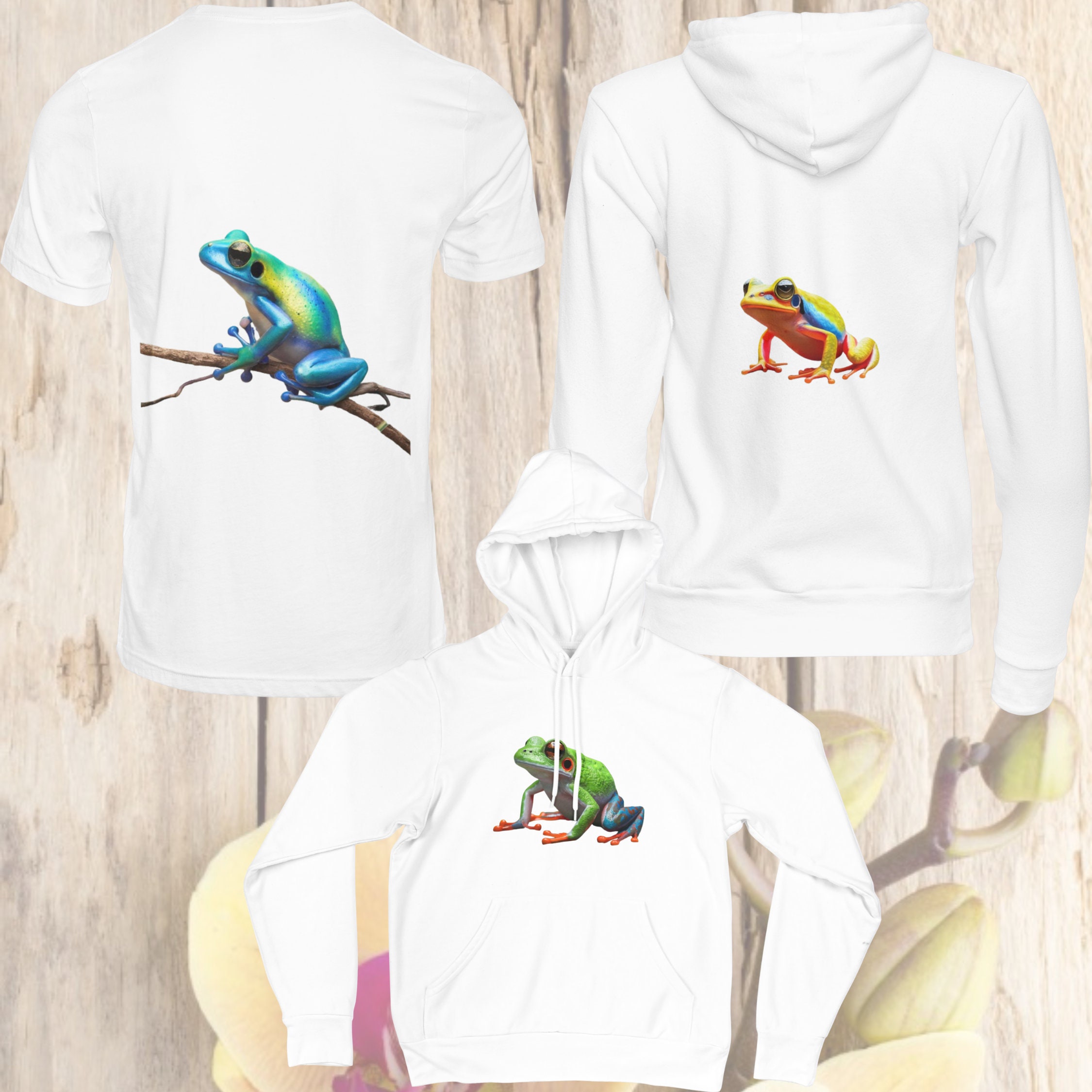 Frog Poisonous Colorful PNG SVG Bundle 20 Images Digital Printable ...