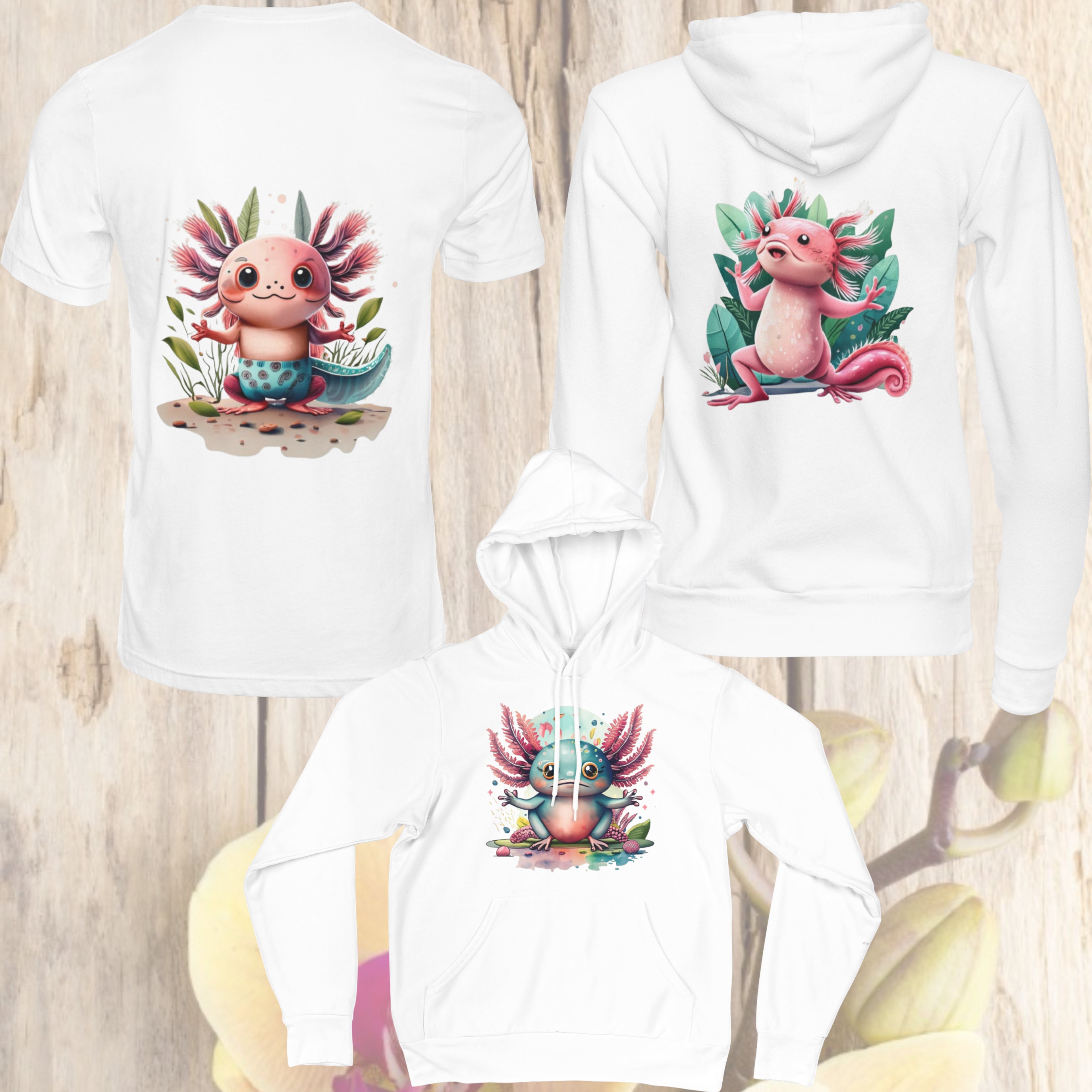 Axolotl Yoga PNG SVG Bundle 33 Images Digital Printable Vector Instant ...