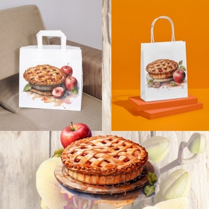 Apple Pie PNG SVG Bundle, 22 Cozy Fall Clipart Designs for Baking ...