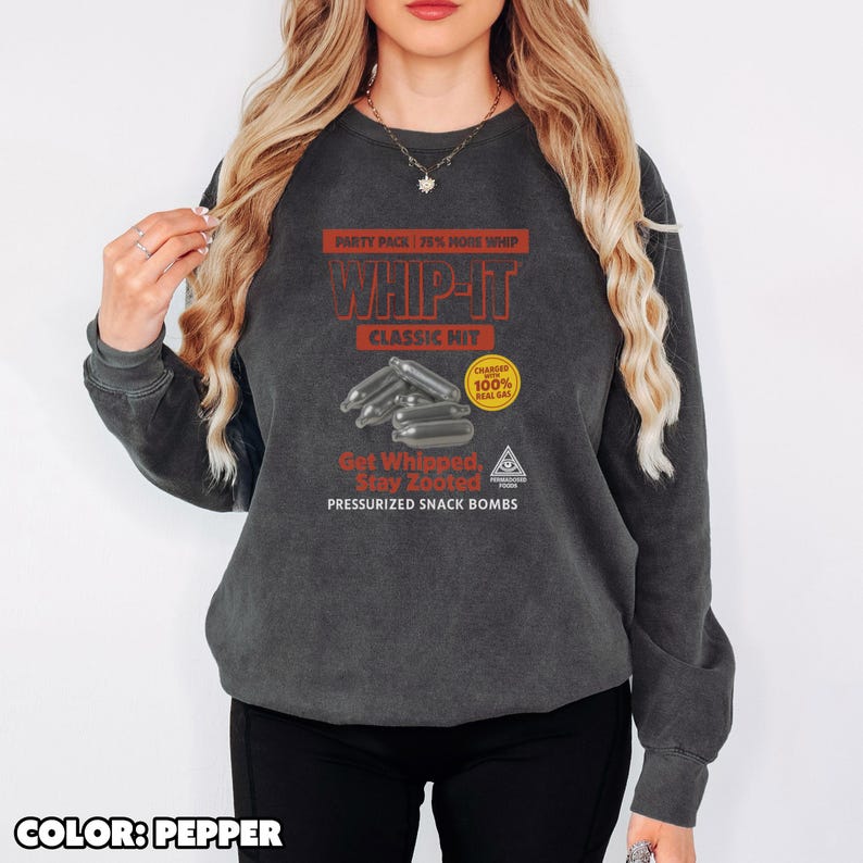 WHIP-IT Meme Sweatshirt, Funny Parody Graphic Crewneck - Etsy