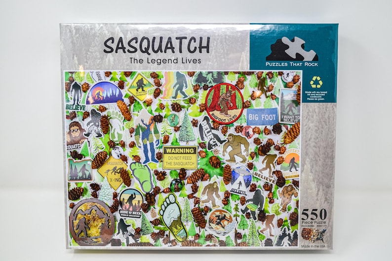 Sasquatch - Big Foot Puzzle - Etsy