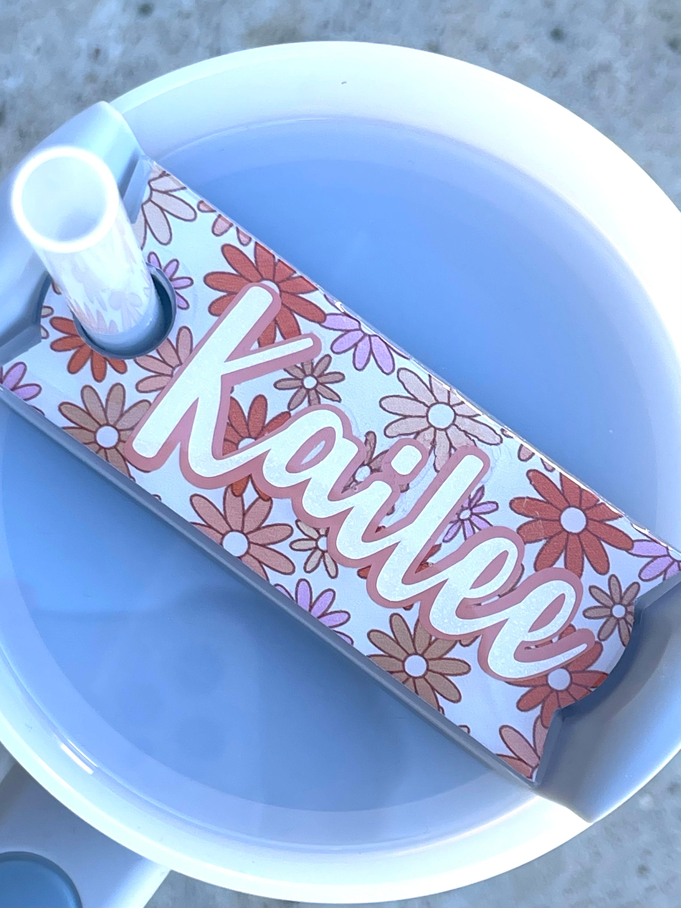 Stanley Plate Daisy Print Custom Handmade Nameplate Personalized Gift ...