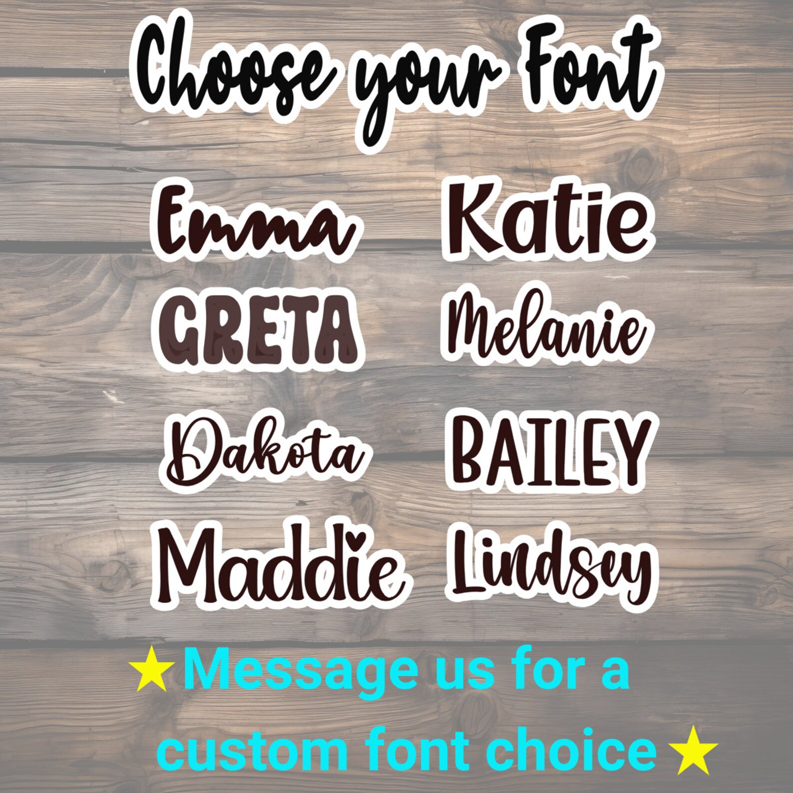 Painted Custom Wood Number and Letter Cutouts 12 to 18 Tall ...