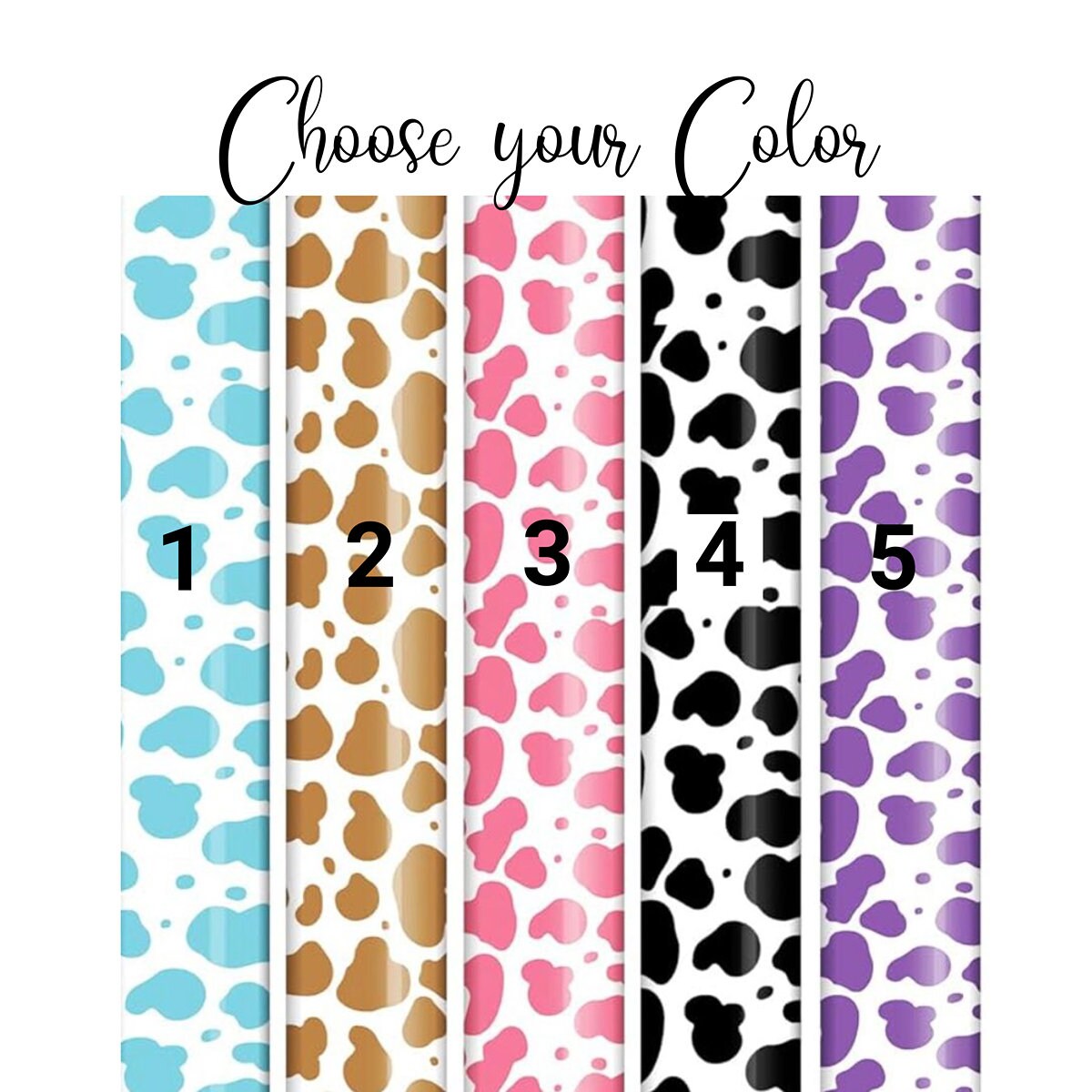 Western Stanley Tumbler Cow Print Stanley Cup Name Plate Stocking ...