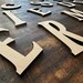 Unfinished Wood Letter and Number Cutouts 12" to 18" Tall Custom Text ...