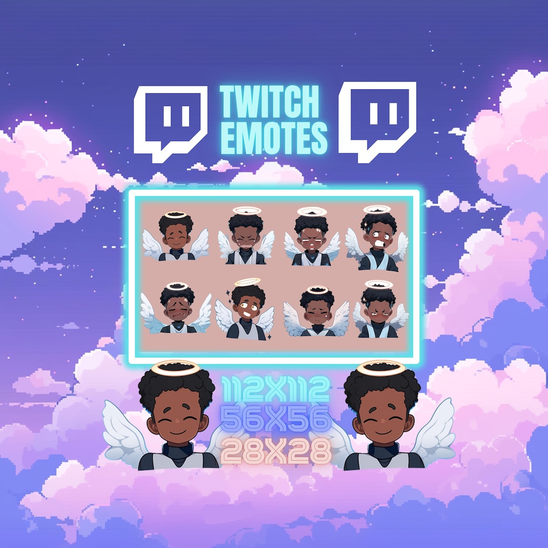 8x Halo Man | Twitch Emotes - Etsy