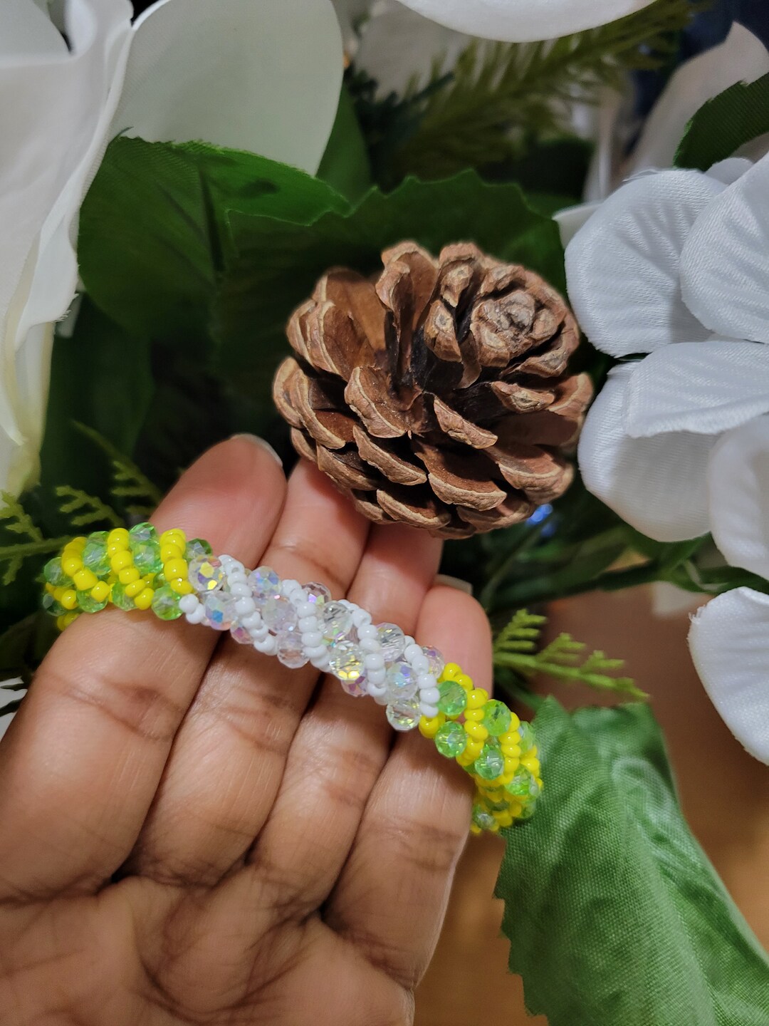 Ilde Orula With Obatala, Orula-obatala Bracelet, Elasticated Handle ...